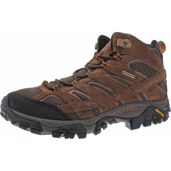 Merrell | Shoes | Merrell Mens Moab 2 Mid Waterproof Suede Mesh Vibram ...